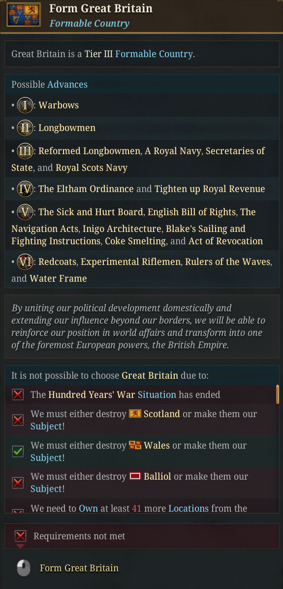 Tinto Flavour #39 - 5th of September 2025 - England & Great Britain | Paradox Interactive Forums
